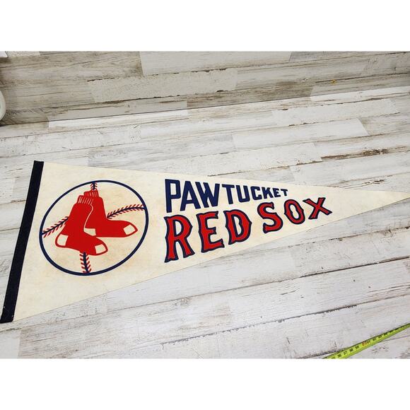 Toys | Orig 197s80s Pawtucket Red Sox Baseball Pennant Red Stockings ...
